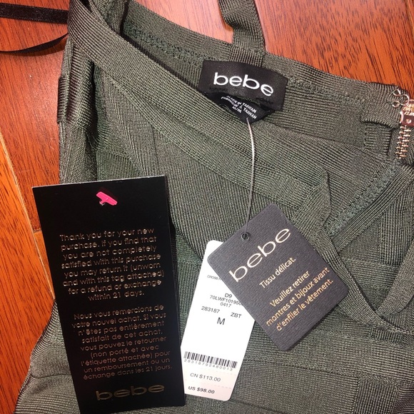 bebe | Dresses | Nwt Bebe Cocktail Dress | Poshmark